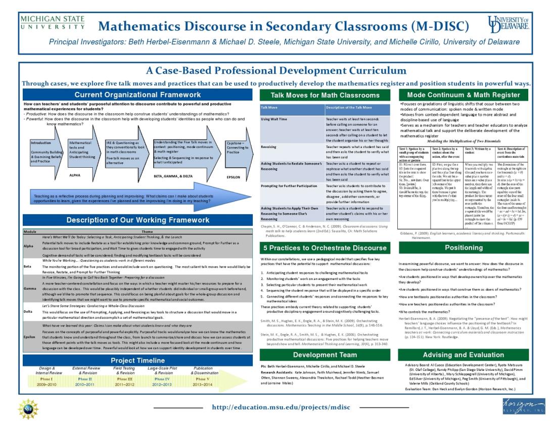 2010 DR K-12 PI Meeting - Virtual Poster Hall | CADRE